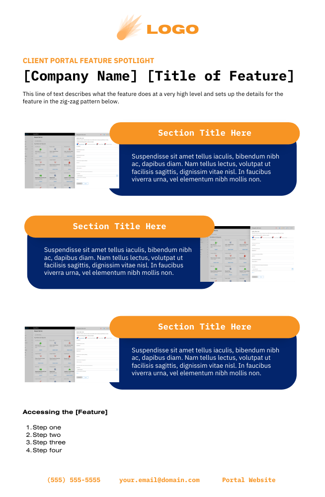 White-labeled Brochures - Download, Edit, and Send to Your Clients!