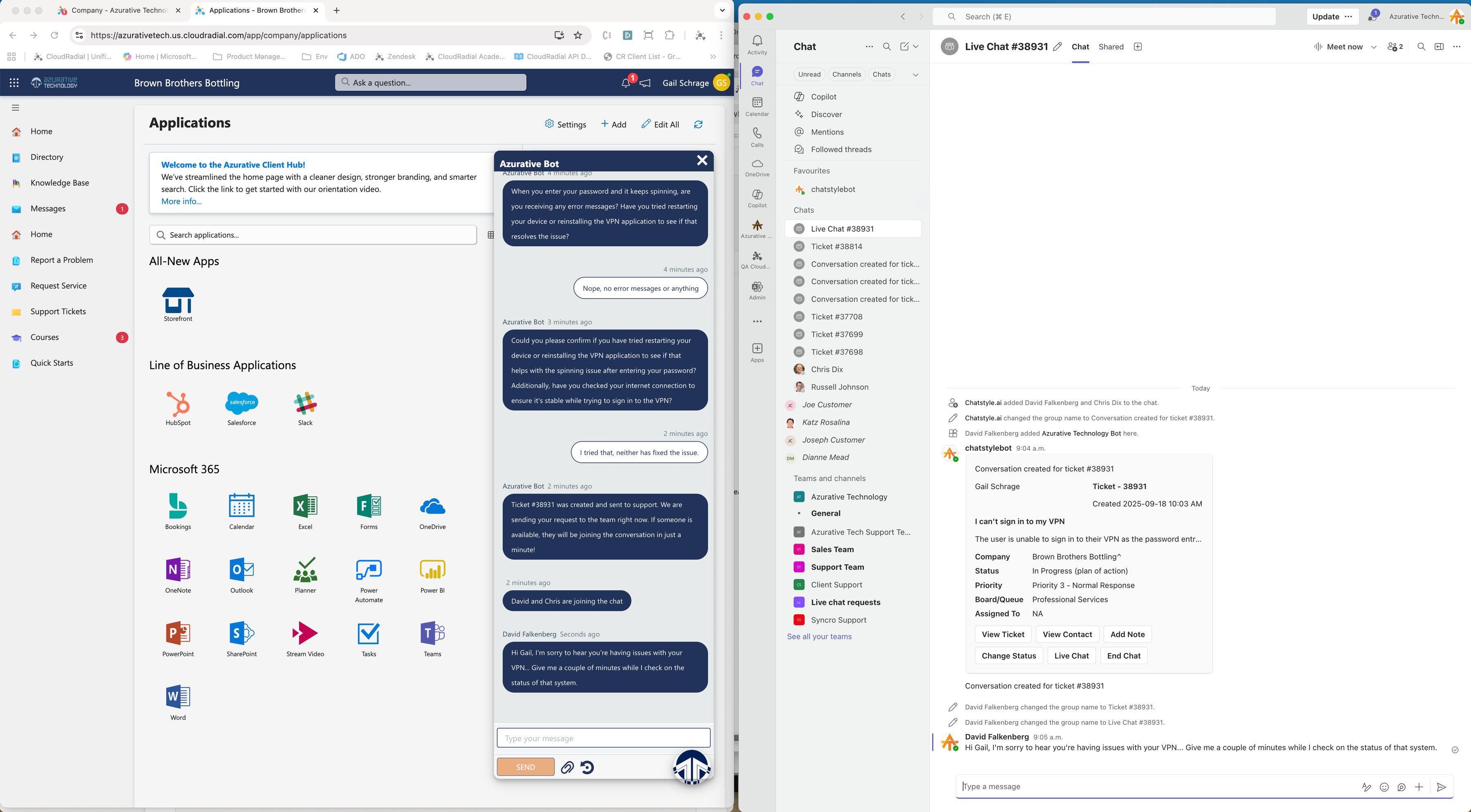 CloudRadial ChatAI + ServiceAI | Achieve zero-touch resolution